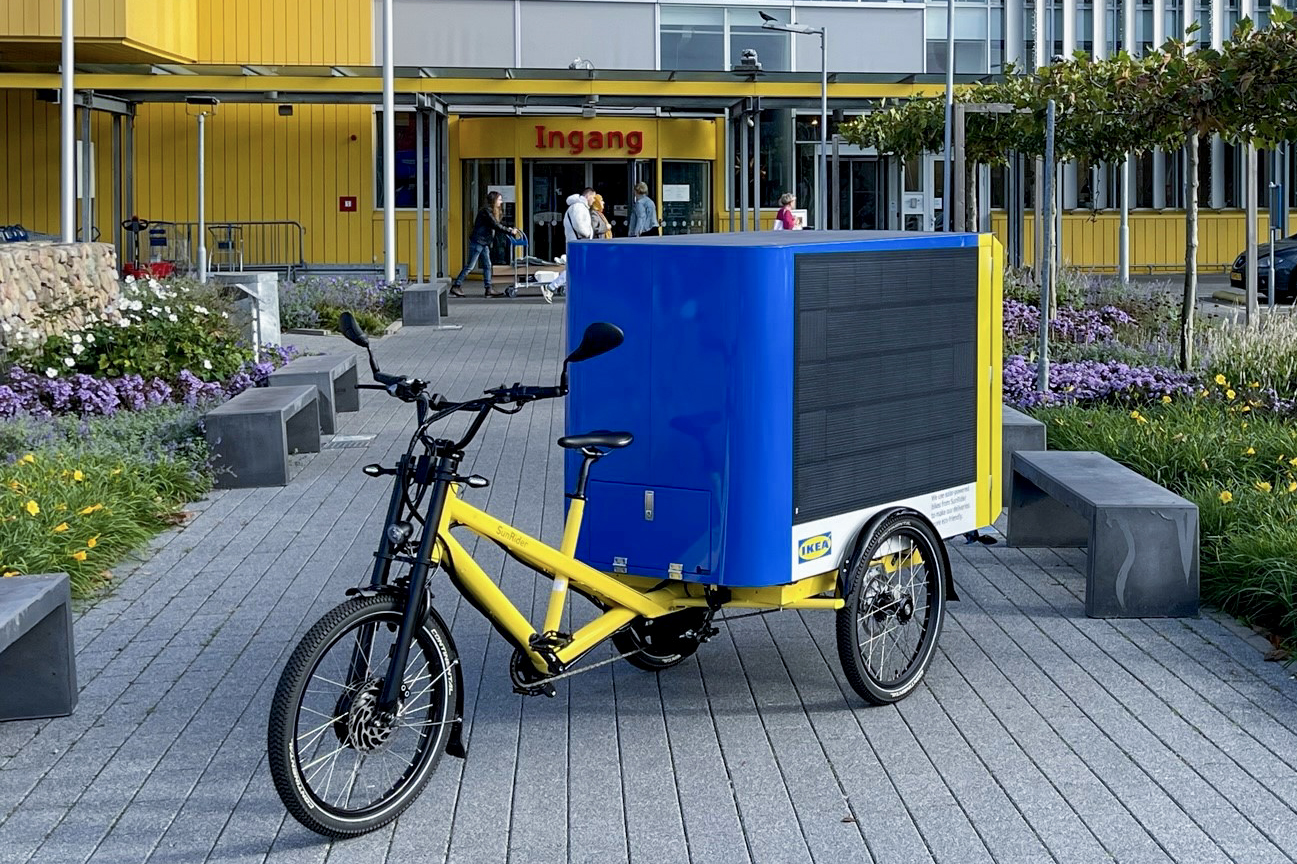 Ikea delivers sustainably using cargo bikes and river boats ...