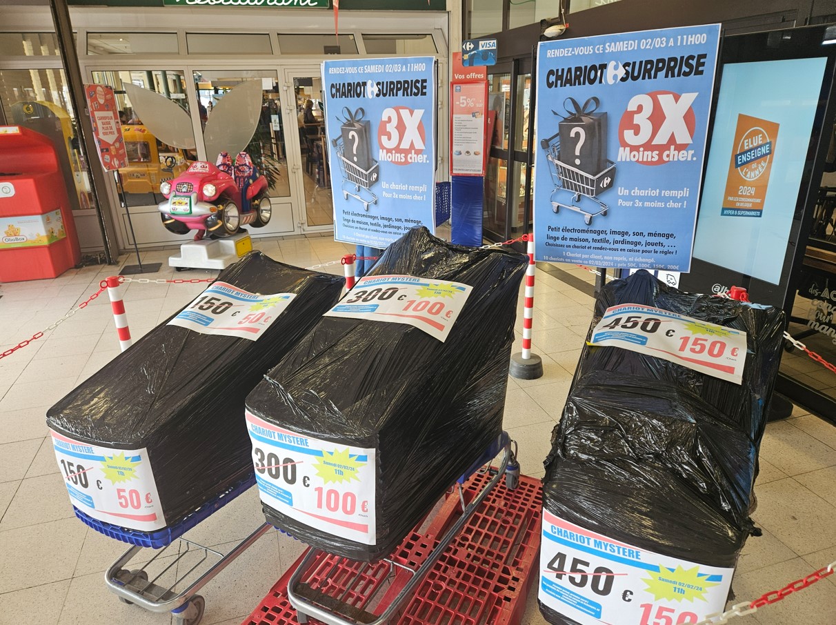 Carrefour launches surprise trolley in Belgium - RetailDetail EU