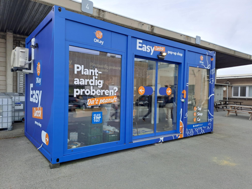 Colruyt Group opens autonomous pop-up shop with plant-based products ...