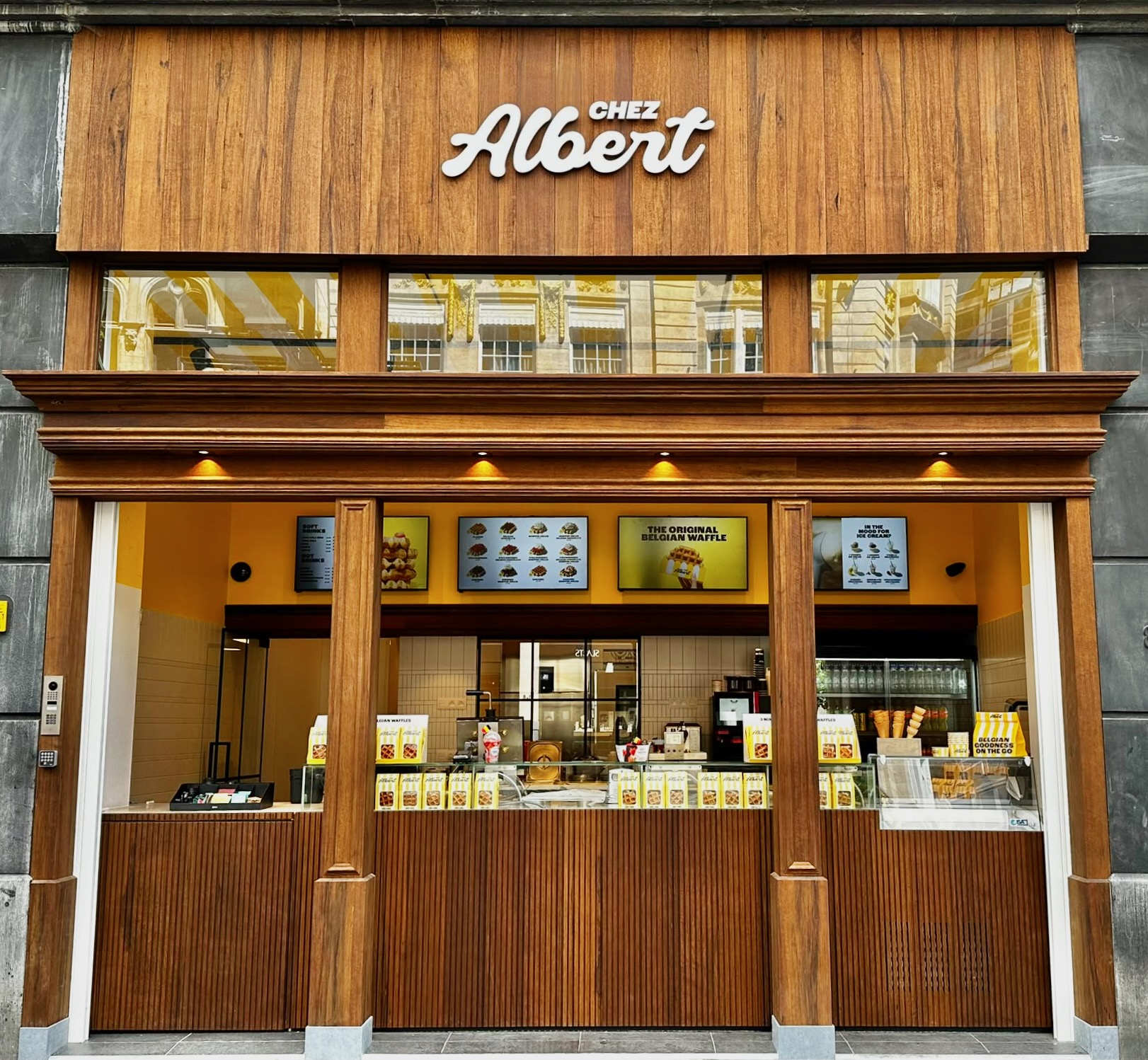 With a new brand identity, Belgian waffle chain Chez Albert is setting ...